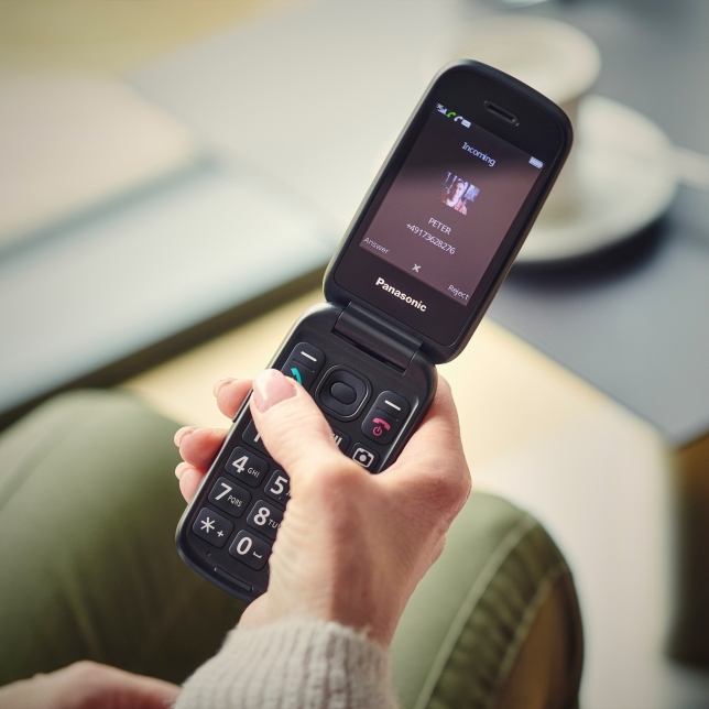 Panasonic KX-TU550 Single SIM Ανθεκτικό Κινητό Μαύρο | Skroutz.gr