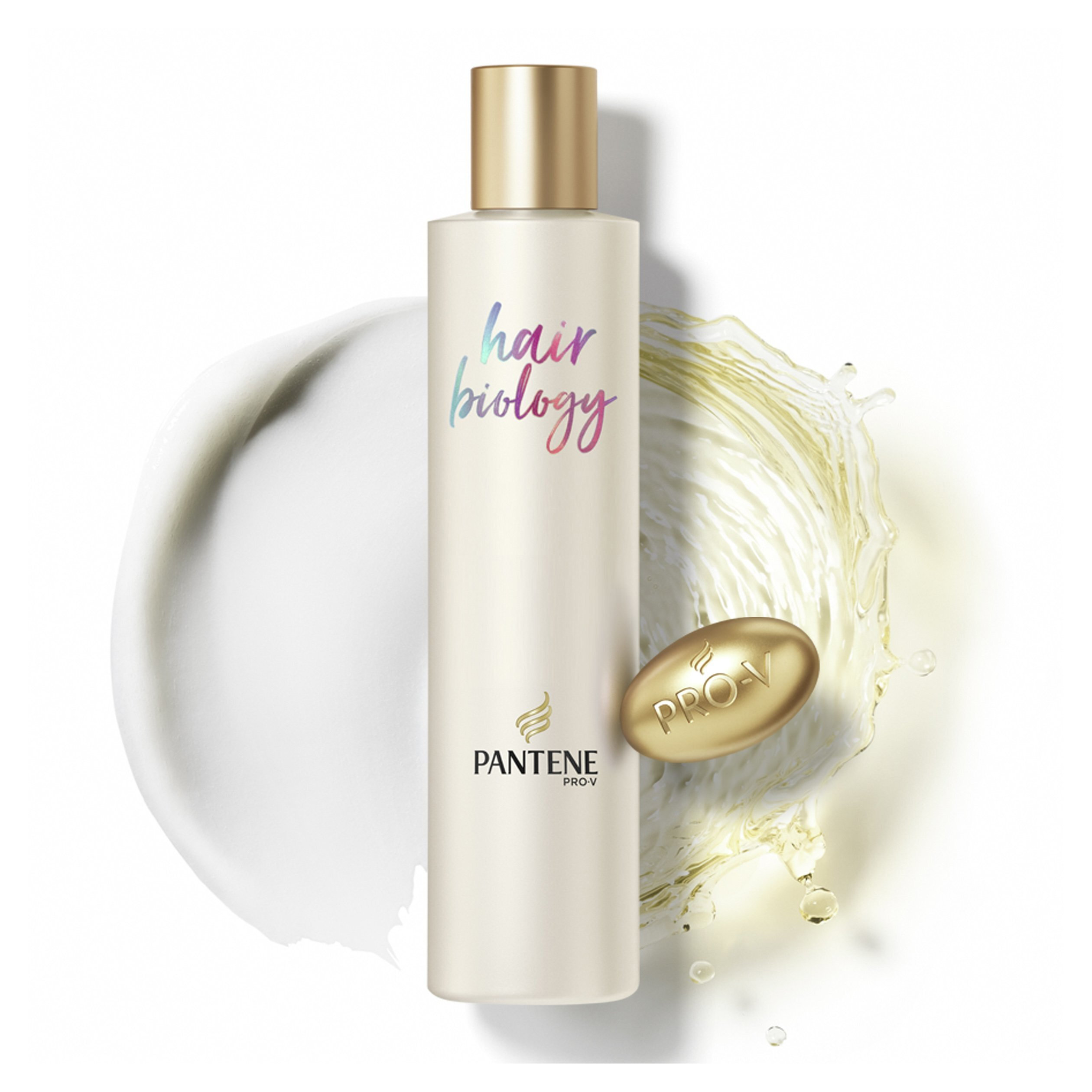 Pantene Pro V Hair Biology De Frizz & Illuminate Σαμπουάν Λείανσης ...