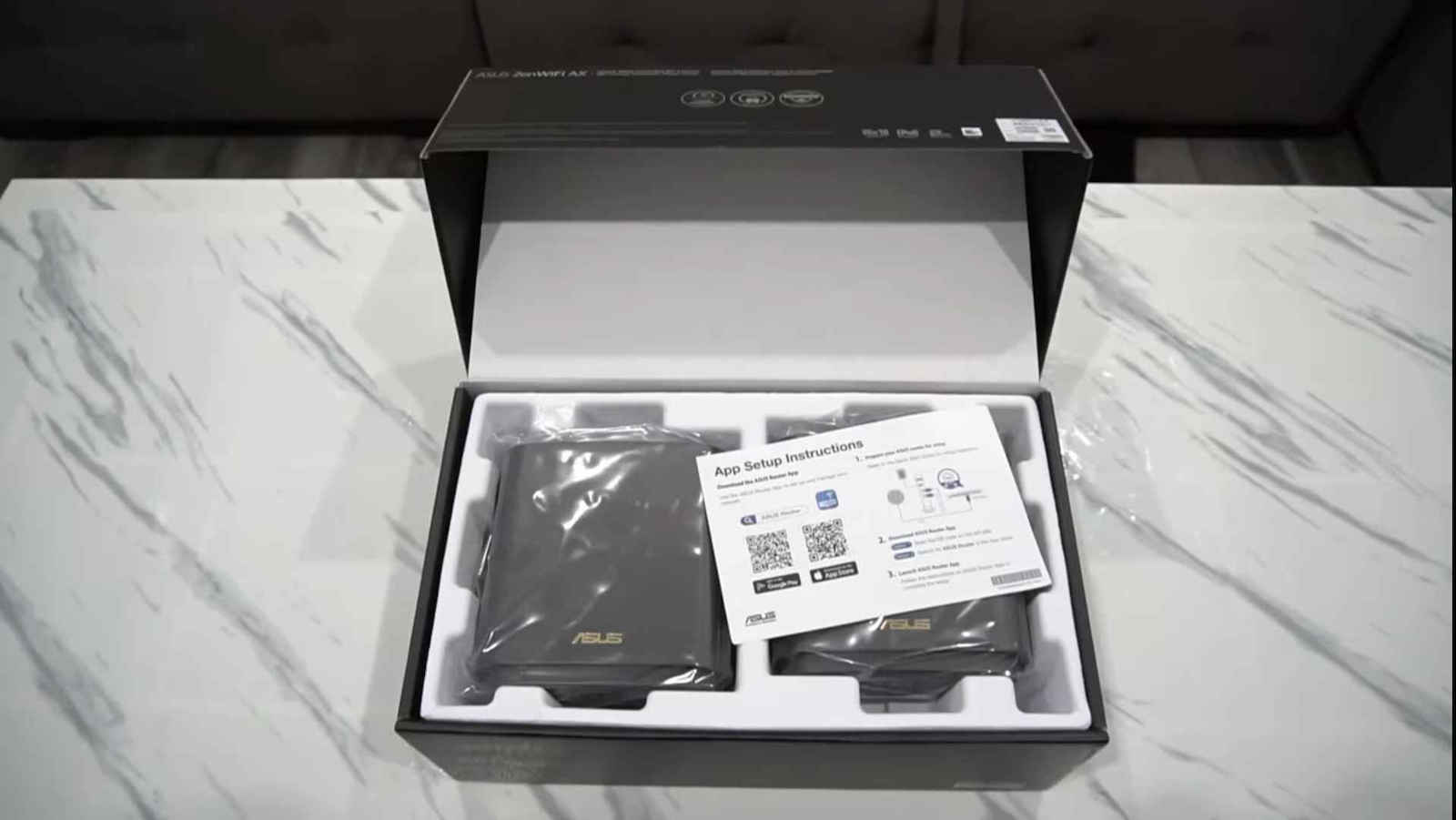 Asus ZenWiFi AX (XT8) White Mesh Access Point Wi‑Fi 6 Tri Band (2.4 & 5 ...