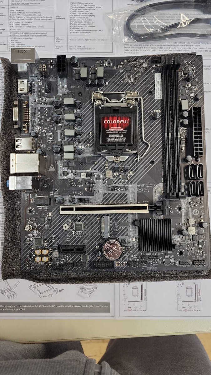 Colorful H510M-K M.2 V20 Motherboard Micro ATX με Intel 1200 Socket ...