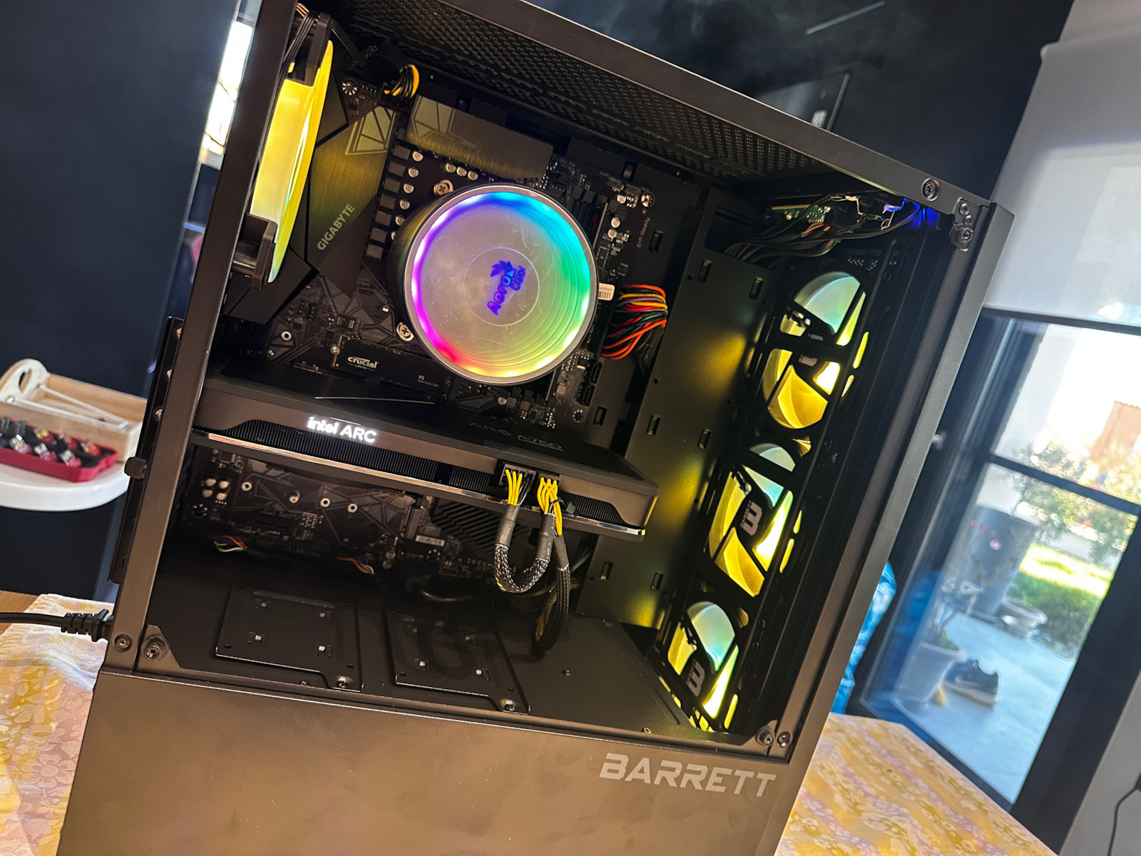 Barrett No3 Gaming Midi Tower Κουτί Υπολογιστή με Πλαϊνό Παράθυρο και ...