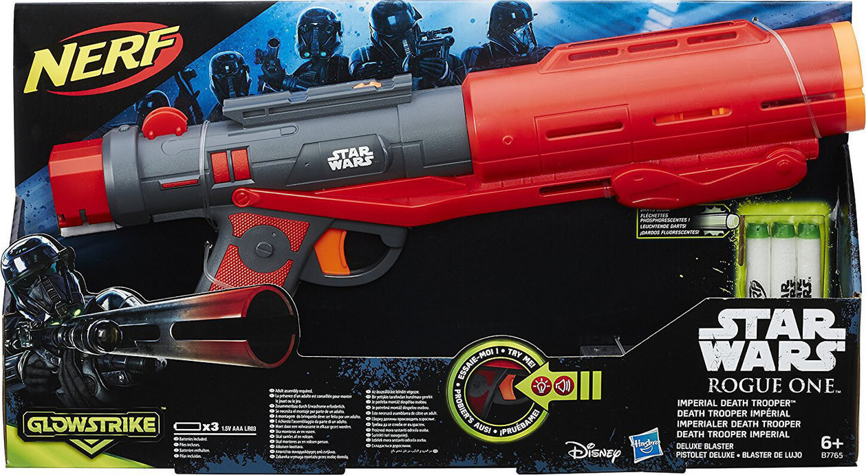 Nerf Εκτοξευτής Rogue One Imperial Death Trooper De Star Wars για 6 ...