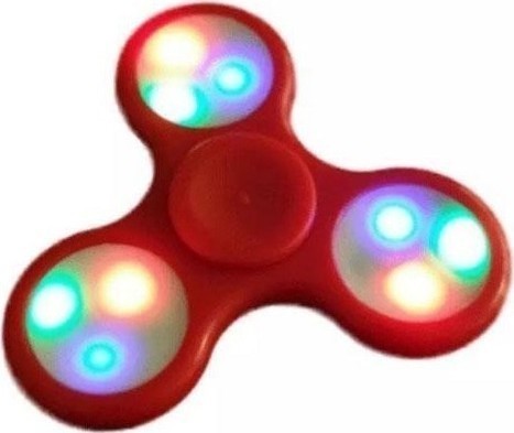 Fidget Spinner LED Plastic Three Leaves 2.5 minutes | Skroutz.gr
