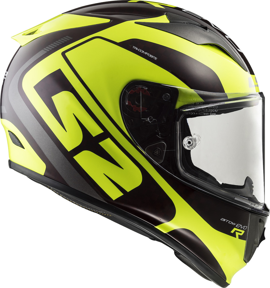 LS2 Arrow C Evo FF323 Sting Wineberry / Hi-V Yellow Κράνος Μηχανής Full ...