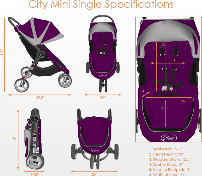 Baby Jogger City Mini Single 1962879 Steel Gray | Skroutz.gr