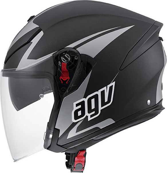 AGV K-5 Jet Multi-Threesixty Matt Black/Grey | Skroutz.gr