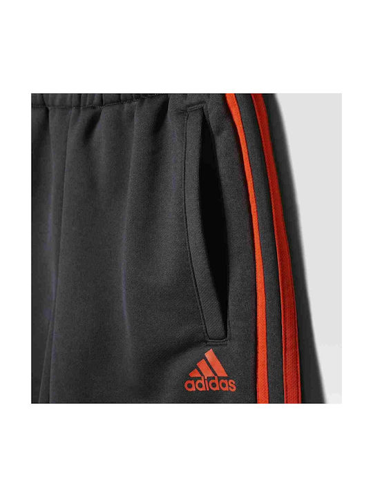 Adidas Αθλητικό Παιδικό Σορτς/Βερμούδα Essentials 3 Stripes Μαύρο ...