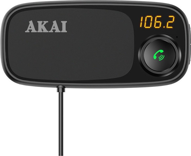 Akai FM Transmitter Αυτοκινήτου με USB FMT-16BT | Skroutz.gr