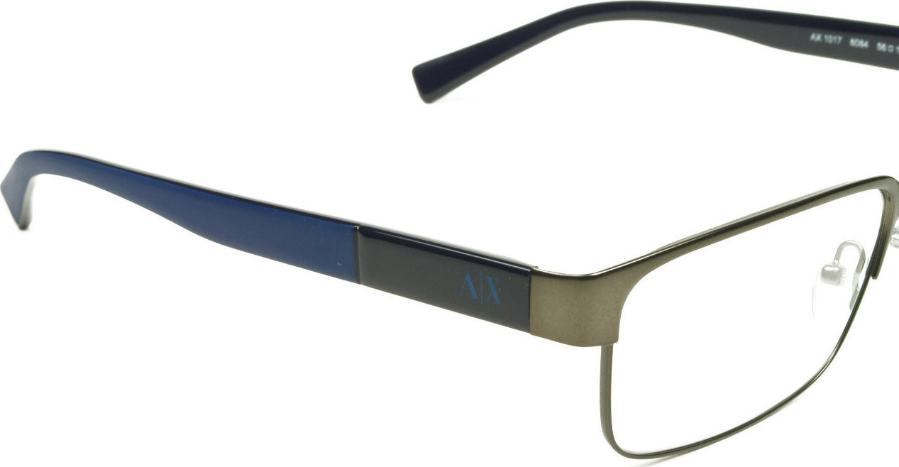 Armani Exchange Ανδρικός Σκελετός Γυαλιών σε Ασημί Χρώμα AX1017 6084 ...