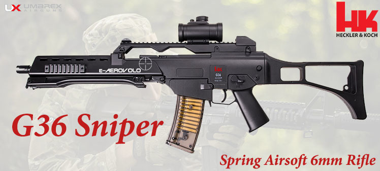 Umarex Αεροβόλο Airsoft Heckler & Koch G36 Sniper Spring 6.0mm | Skroutz.gr