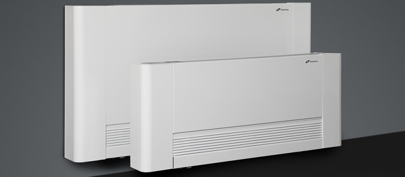 Innova SLS 400 DC Fan Coil 1.04/1.57kW Δαπέδου 93.5x12.9x37.9cm Λευκό ...