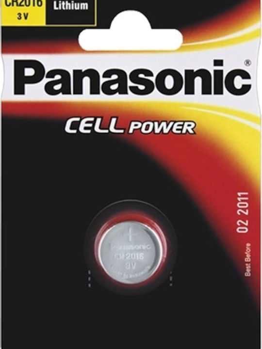 Panasonic Lithium Power Watch Battery CR2016 3V 1pcs | Skroutz.cy