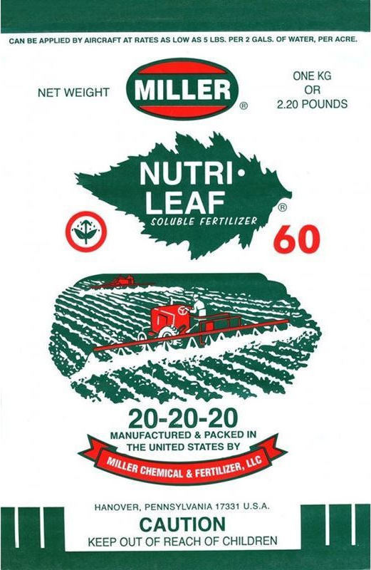 Miller Chemical Nutrileaf 20-20-20 1kg | Skroutz.gr