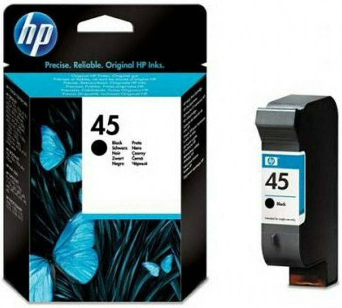 HP 45 Μελάνι Εκτυπωτή InkJet Μαύρο (51645GE) | Skroutz.gr
