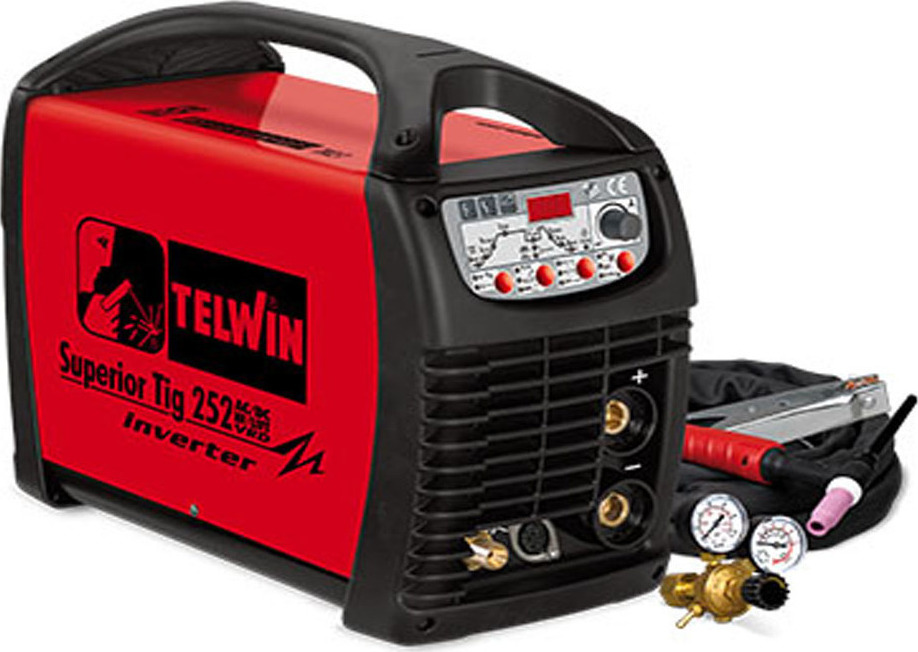 Telwin Superior TIG 252 AC/DC Ηλεκτροκόλληση Inverter 230A (max) TIG ...