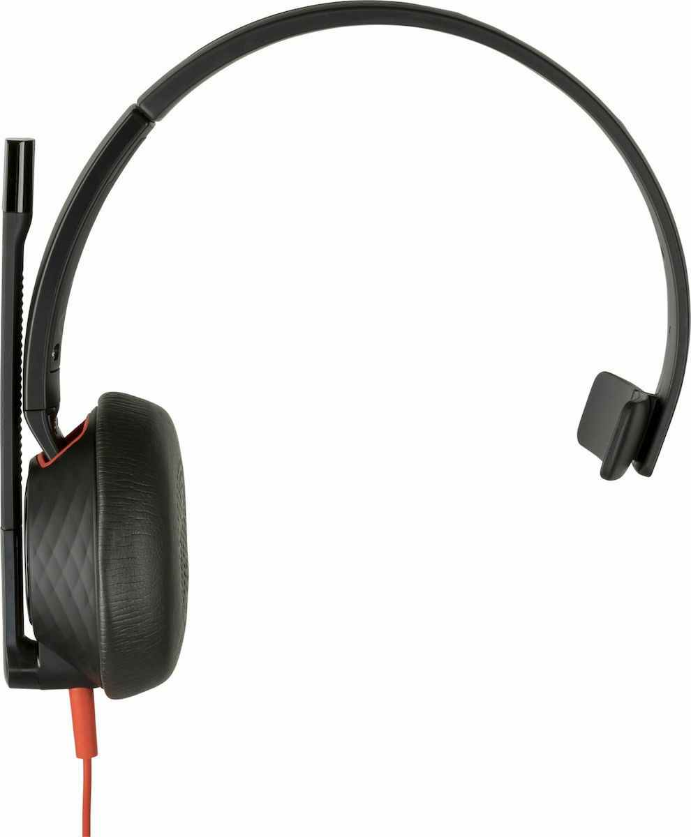 Poly Blackwire C5210 Monaural Over Ear Multimedia Ακουστικά με ...