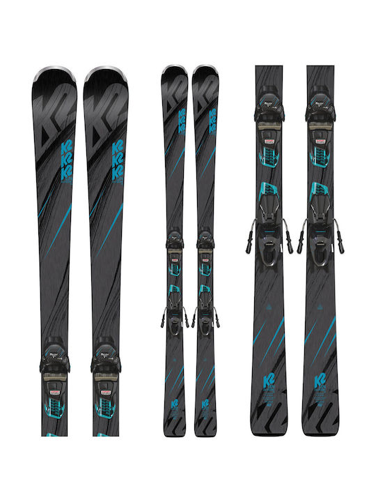 K2 Luv Machine 74 Γυναικεία Πέδιλα Σκι σε Γκρι Χρώμα με Δέστρες ER3 10 ...