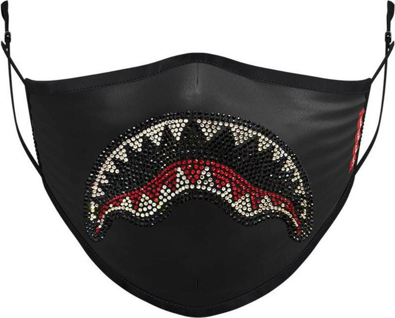 Sprayground Face Mask Trinity Crystal Shark Black 1τμχ | Skroutz.gr