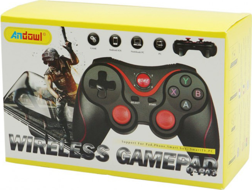 Andowl Q-PA3 Ασύρματο Gamepad για PC Μαύρο | Skroutz.gr