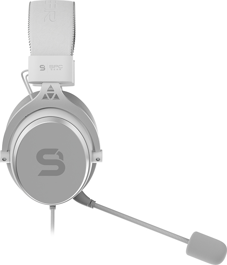SPC Gear Viro Plus Over Ear Gaming Headset με σύνδεση 3.5mm / USB Λευκό ...