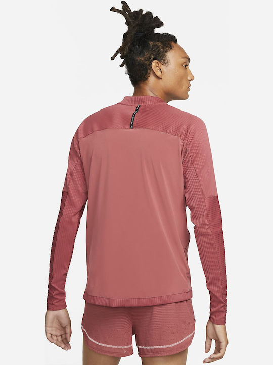 Nike Run Division Ανδρική Φούτερ Ζακέτα Dri-Fit με Κουκούλα και Τσέπες ...