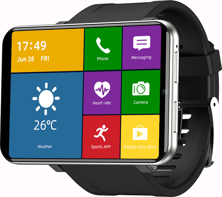 Ticwris Max Smartwatch με SIM και Παλμογράφο (Μαύρο) | Skroutz.gr