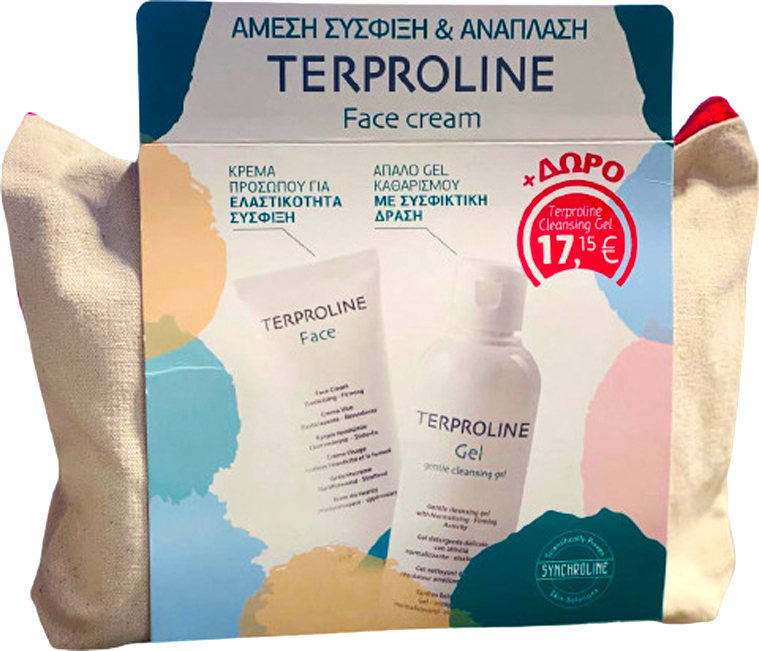 Synchroline Terproline Face Cream & Terproline Cleansing Gel Σετ ...