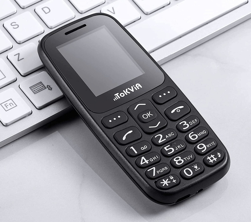 Tokvia T101 Dual SIM Κινητό με Μεγάλα Κουμπιά Black | Skroutz.gr