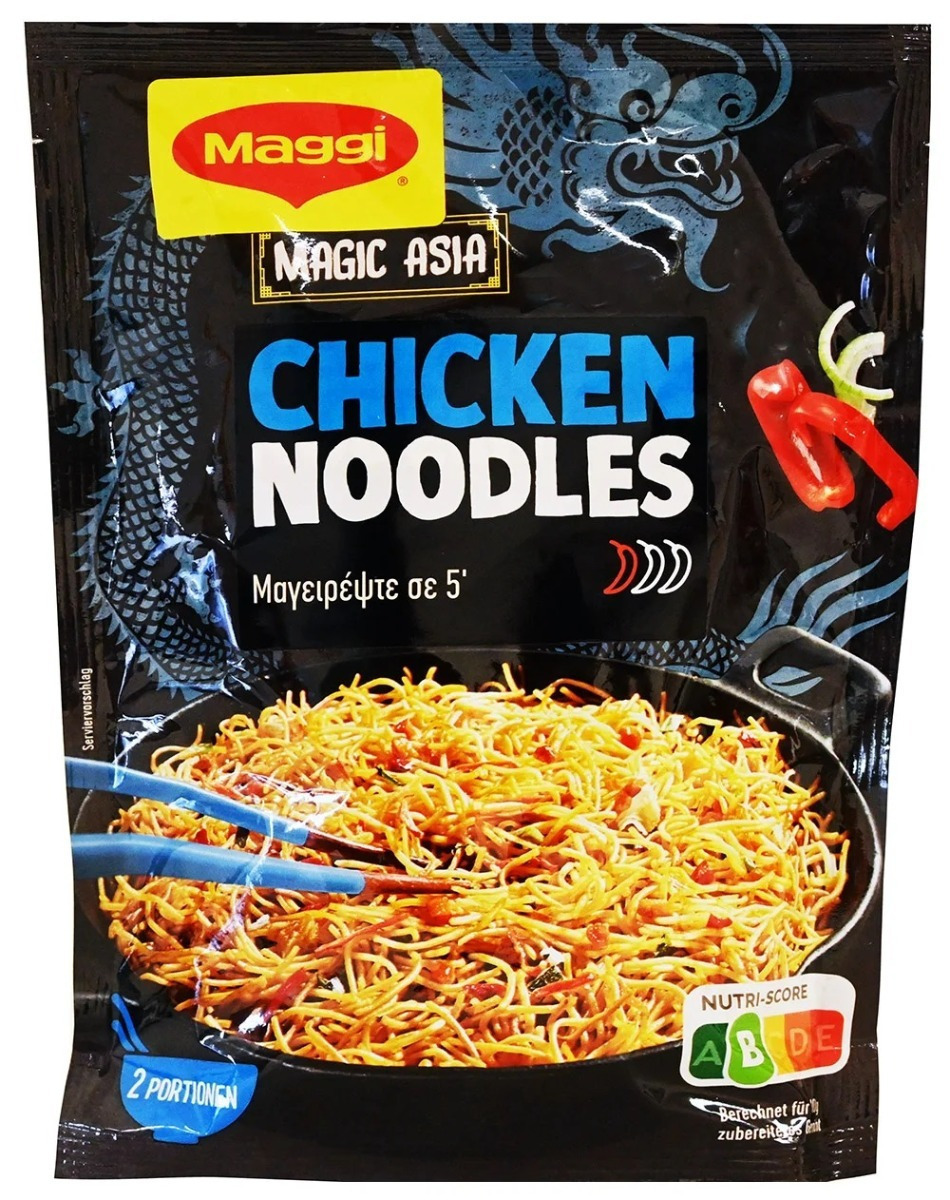 Maggi Έτοιμα Γεύματα Asia Chicken Noodles 121gr | Skroutz.gr