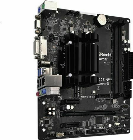 ASRock J4025M SoC Motherboard Micro ATX με Intel BGA1090 Socket ...