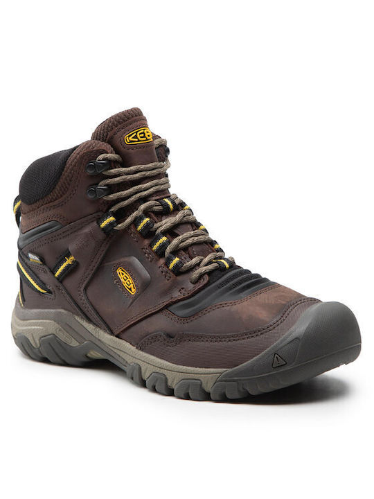 Keen Ridge Flex 1026614 Ανδρικά Ορειβατικά Μποτάκια Αδιάβροχα Καφέ ...