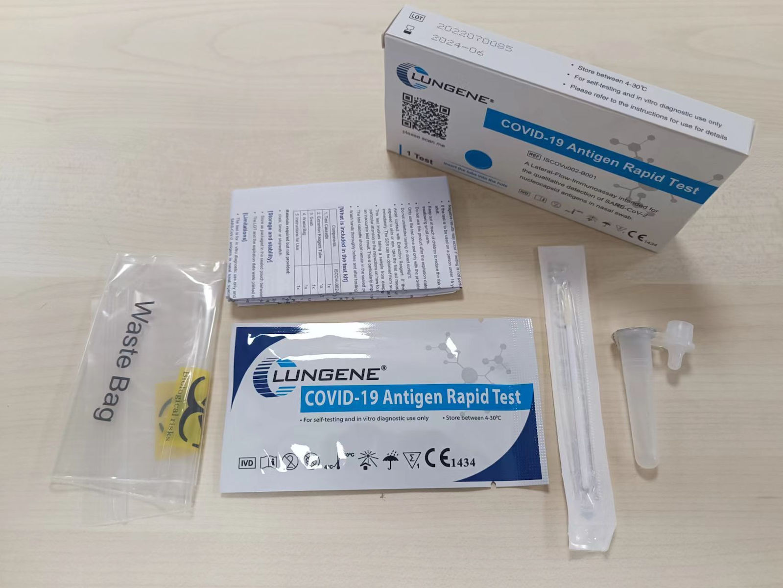 Clongene Lungene Covid-19 Antigen Rapid Test 1τμχ Διαγνωστικό Τεστ ...