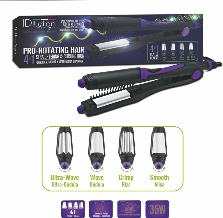 ID Italian Ηλεκτρική Βούρτσα Pro Rotating με Περιστρεφόμενη Κεφαλή για ...