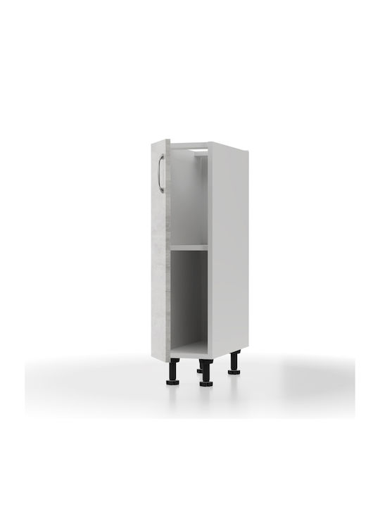 Επιδαπέδιο Ντουλάπι Horizont GR-104-00049 20x48x82cm Γκρι | Skroutz.gr