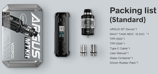 Voopoo Argus MT Maat Graphite Box Mod Kit 6.5ml | Skroutz.gr