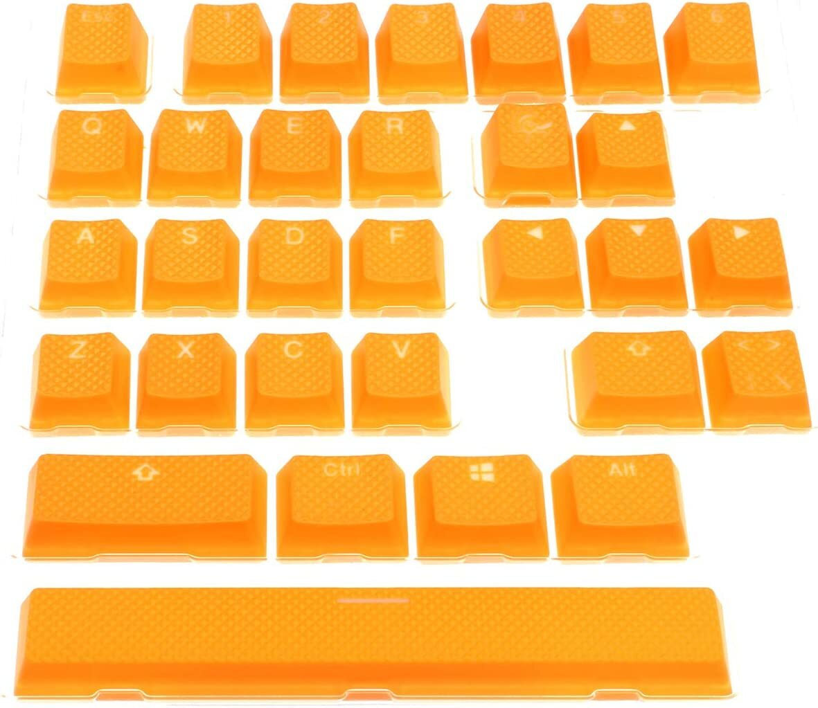 Ducky Keycap Rubber Double Shot Keycap Set Κίτρινο 31τμχ US | Skroutz.gr