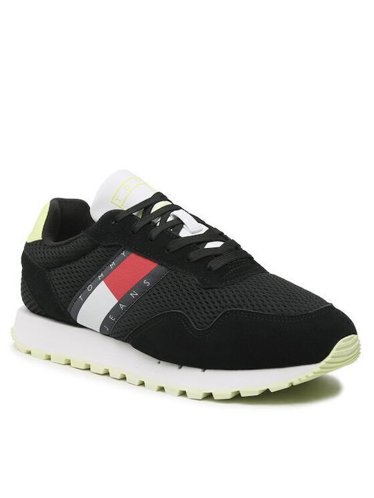 Tommy Hilfiger Retro Runner Ανδρικά Sneakers Μαύρα EM0EM01172-MSA ...