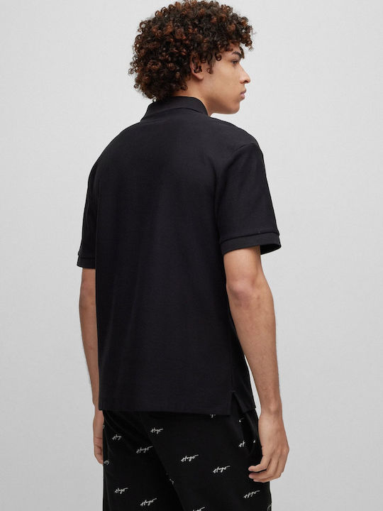 Hugo Boss Ανδρική Μπλούζα Polo Κοντομάνικη Μαύρη 50488854-001 | Skroutz.gr