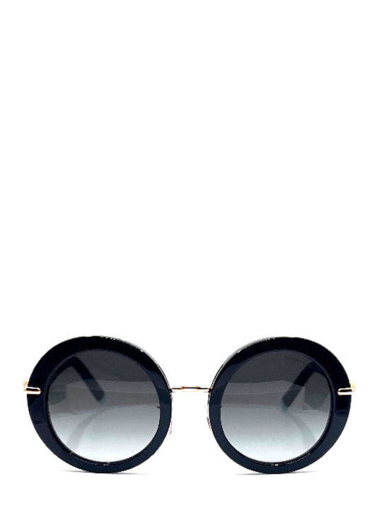 Tiffany & Co Γυναικεία Γυαλιά Ηλίου με Μαύρο Κοκκάλινο Σκελετό και Γκρι ...