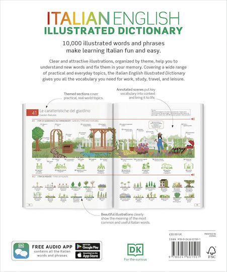 Italian English Illustrated Dictionary, A Bilingual Visual Guide to ...