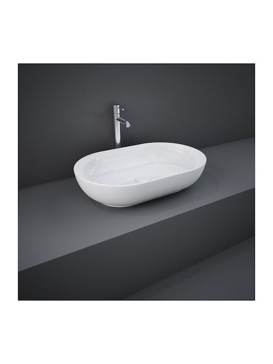 Rak Ceramics Feeling Oval FEECT5500AWHA Επικαθήμενος Νιπτήρας ...