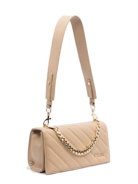 Nolah Γυναικεία Τσάντα Ώμου Μπεζ KALEIDO BEIGE | Skroutz.gr