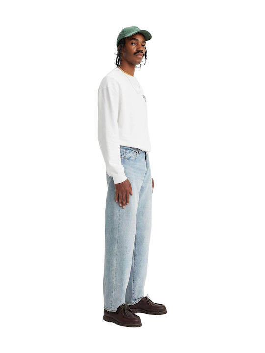 Levi's Stay Ανδρικό Παντελόνι Τζιν με Loose Εφαρμογή Baby Blue ...