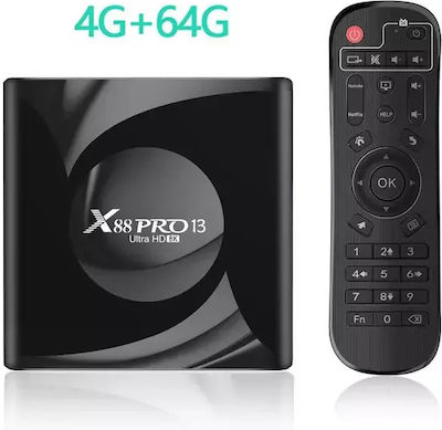 TV Box 8K UHD με WiFi 4GB RAM και 64GB Αποθηκευτικό Χώρο με Λειτουργικό ...