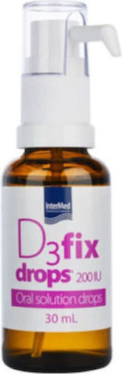 InterMed D3 Fix Drops Βιταμίνη για Ενίσχυση του Ανοσοποιητικού & την ...