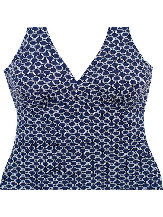 Bonito Plus Size Ολόσωμο Μαγιό Μπλε JK 723 BLUE | Skroutz.gr