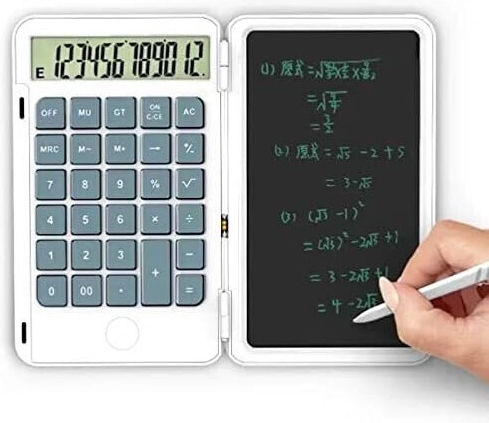 Calculator Reîncărcabil de Mână cu Tablă de Scris Flippy Calculator ...