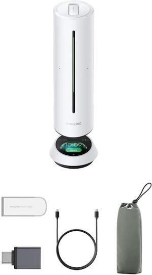 Insta360 Wave Ασύρματο Δυναμικό Μικρόφωνο Επιτραπέζιο σε Λευκό Χρώμα ...