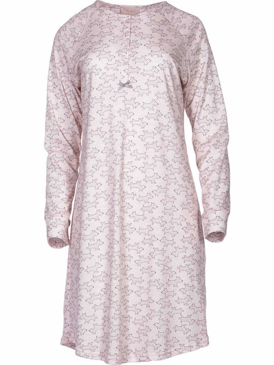 Pink Label Χειμερινό Γυναικείο Νυχτικό W807 | Skroutz.gr