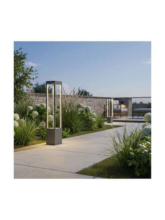 Kelvo Gremo Φωτιστικό Κολωνάκι LED Εξωτερικού Χώρου 7W με Θερμό Λευκό ...